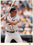 1989 Red Foley Baseball Stickers #1-130 + Cover Cards #1-32 You Pick ...