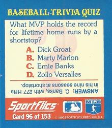 1990 Sportflics Trivia Proofs Baseball Cards #76-153 SUPER RARE! You ...